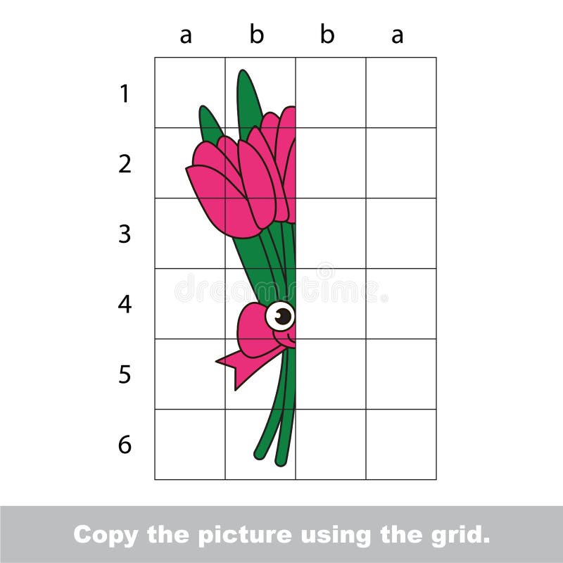 Drawing Tutorial for Kids. Educational Kid Game. Stock Vector ...