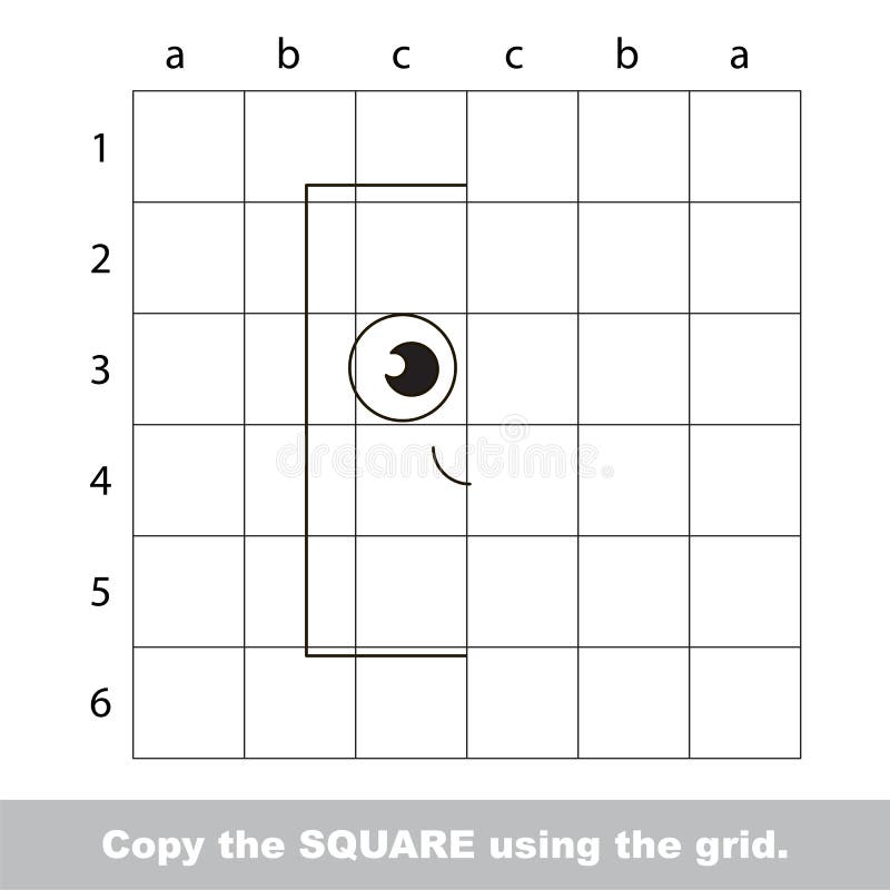 Drawing Tutorial for Kids. Educational Kid Game. Stock Vector ...