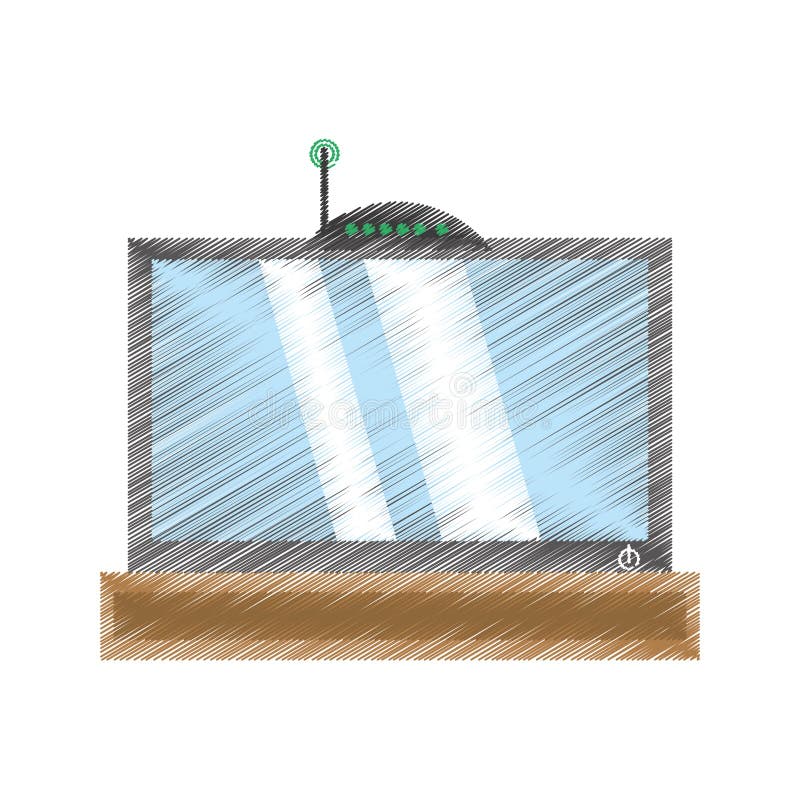 Modem Drawing Stock Illustrations – 886 Modem Drawing Stock ...