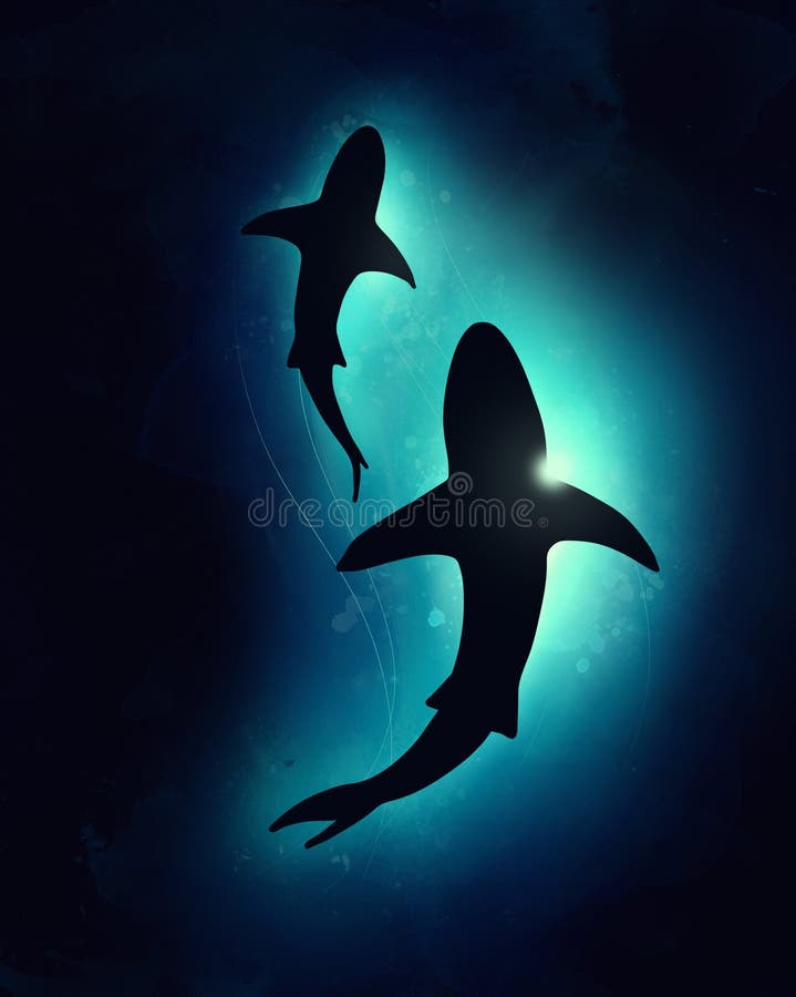 Two Sharks Stock Illustrations – 167 Two Sharks Stock Illustrations ...