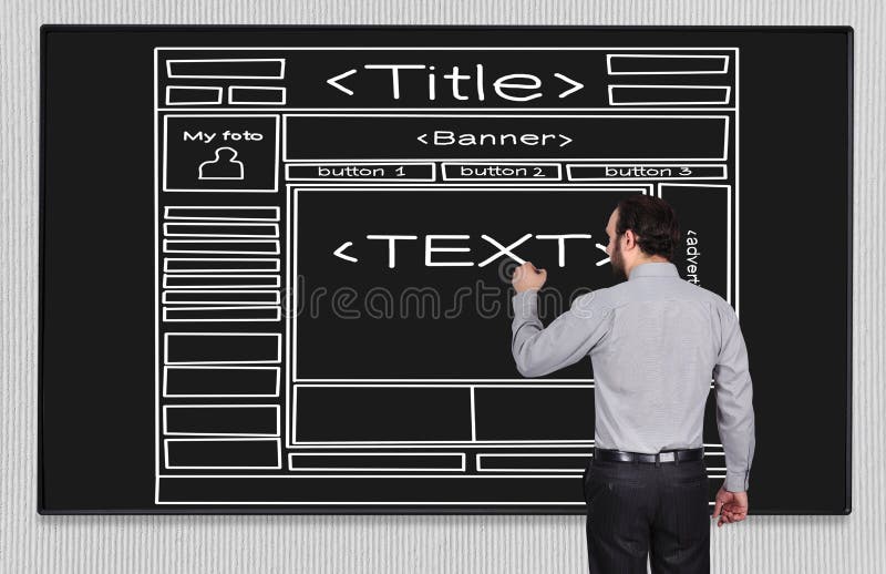 Drawing website stock photo. Image of concrete, connection - 35528646