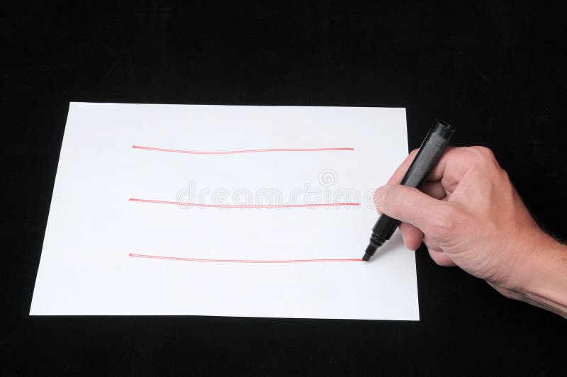 Drawing on a White Paper stock image. Image of paper - 31926179