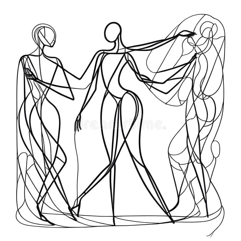 Middle Age Woman Sketch Stock Illustrations – 140 Middle Age Woman ...