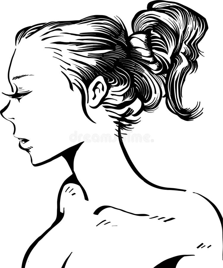 Woman Taking a Bath Doodle Art Stock Vector - Illustration of bubbles ...