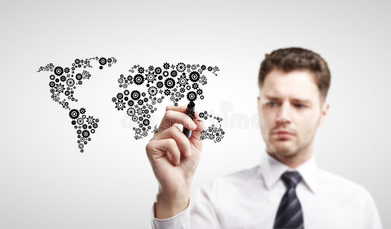 3,000+ Person drawing world map Free Stock Photos - StockFreeImages