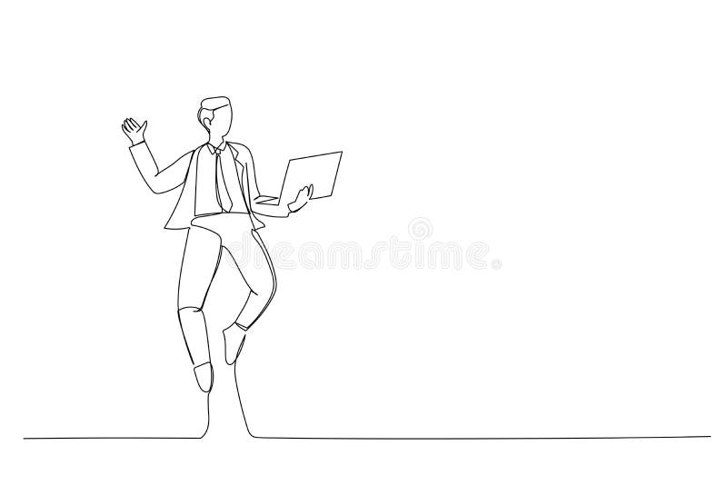 Jumping Over Line Drawing Stock Illustrations – 229 Jumping Over Line ...