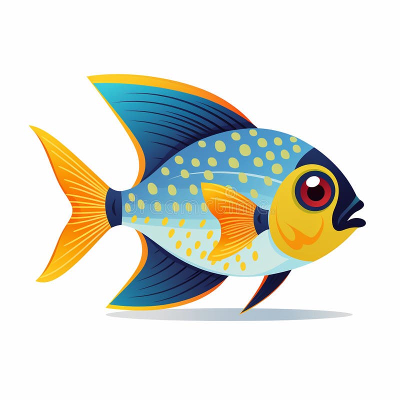 Drawings of Colorful Fish Artistic Marine Wonders Stock Illustration ...