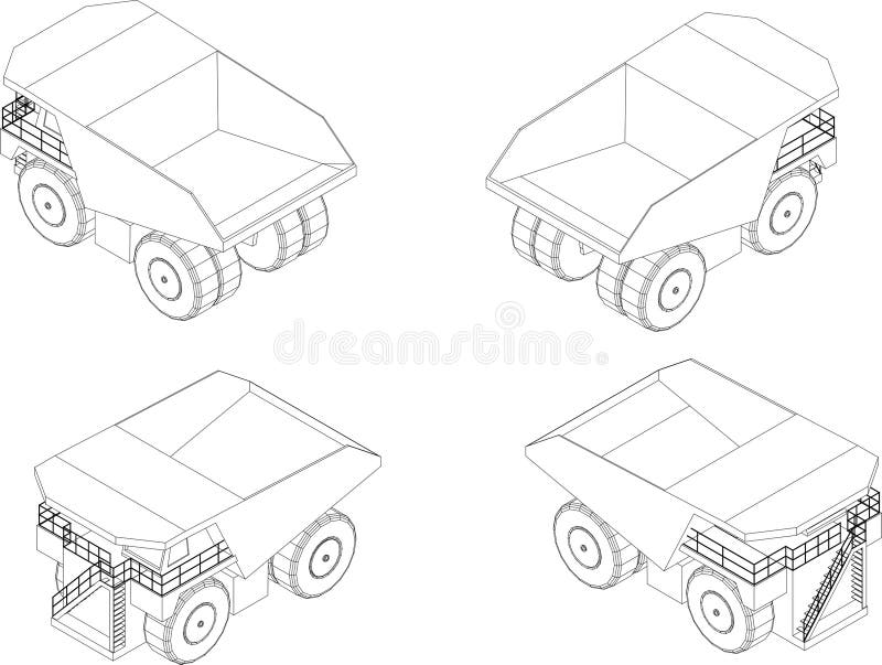Drawings of Construction Vehicles from Many Angles.,Construction ...
