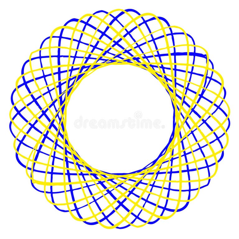 Drawings Made with the Spirograph Stock Vector - Illustration of ...