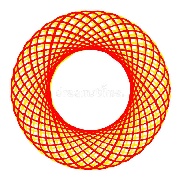 Drawings Made with the Spirograph Stock Vector - Illustration of ...