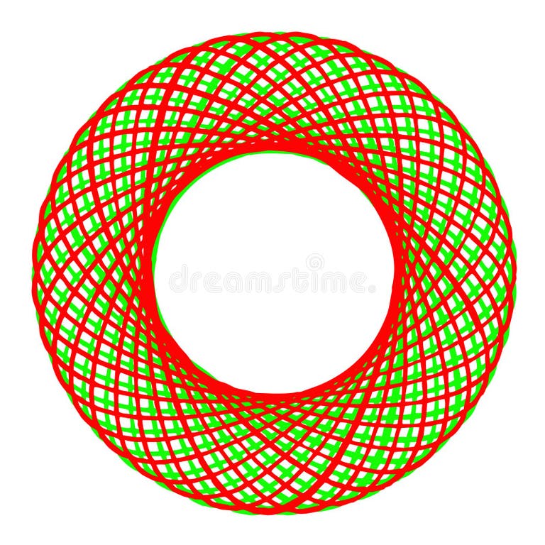 Drawings Made with the Spirograph Stock Vector - Illustration of ...