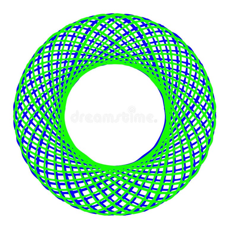Drawings Made with the Spirograph Stock Vector - Illustration of ...