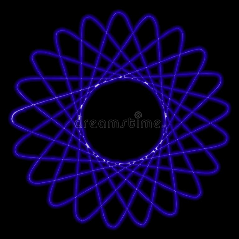 Drawings Made with the Spirograph Stock Illustration - Illustration of ...