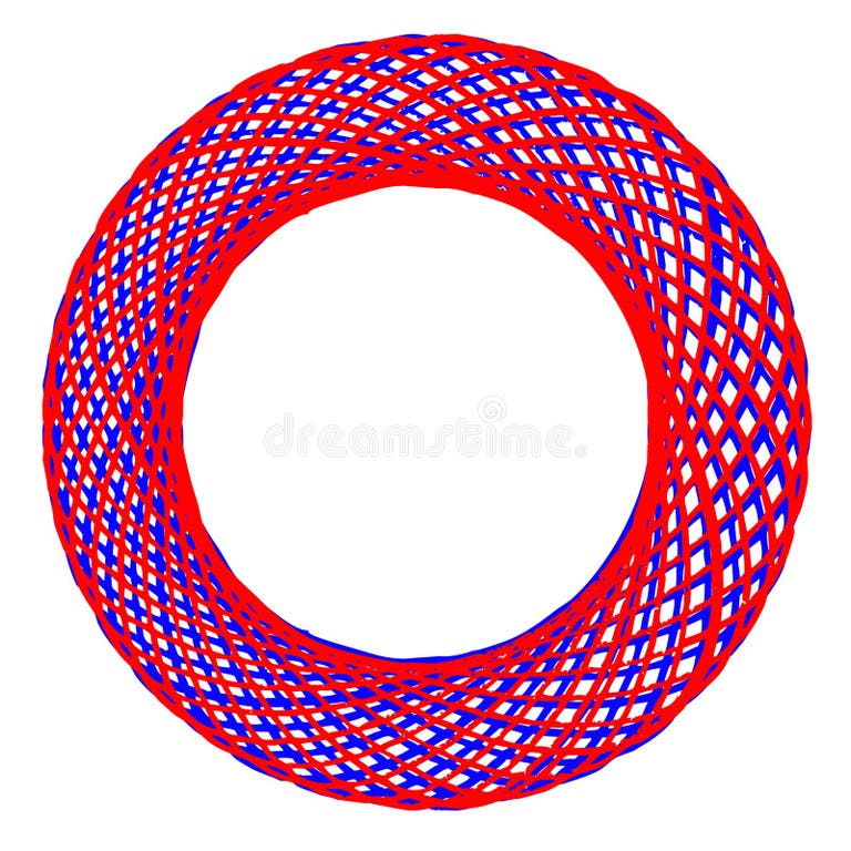 Drawings Made with the Spirograph Stock Vector - Illustration of circle ...