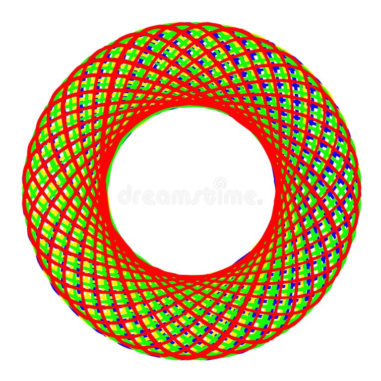 Drawings Made with the Spirograph Stock Vector - Illustration of ...