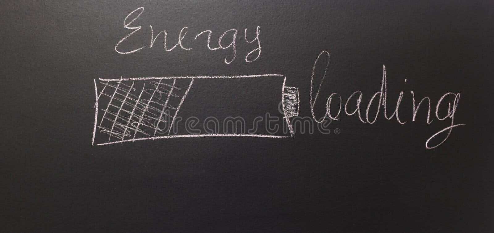Battery Loading, Positive Thinking and Mental Health Concept, Energy ...