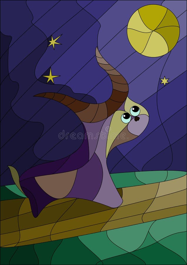 Drawn Fantastic Lamb Vector Stock Vector - Illustration of glass ...