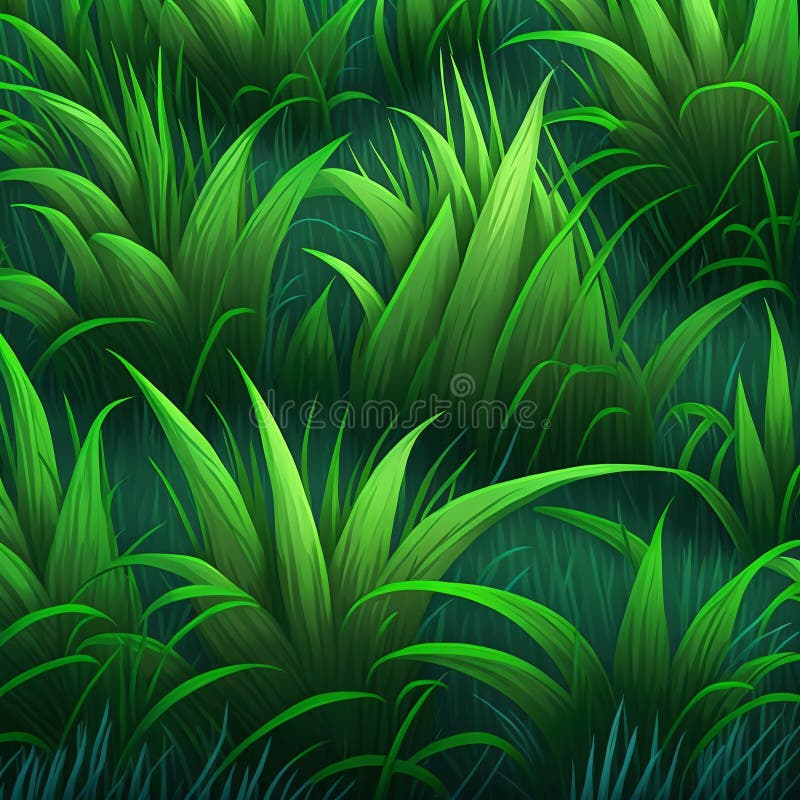 Drawn grass texture stock illustration. Illustration of tropics - 264042375