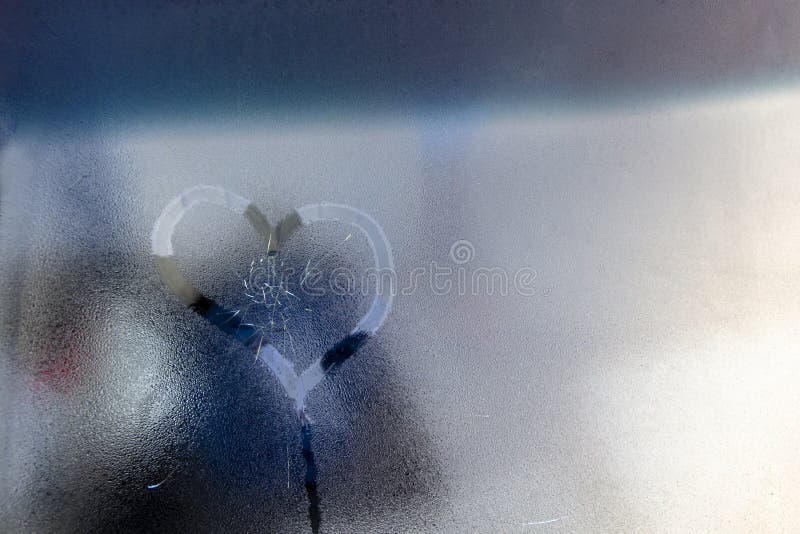 Love. Heart on white snow stock photo. Image of nature - 143133240