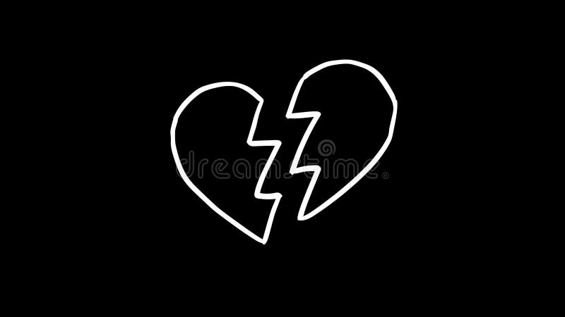 Torn heart to pieces stock video. Video of damaged, cracks - 279603349