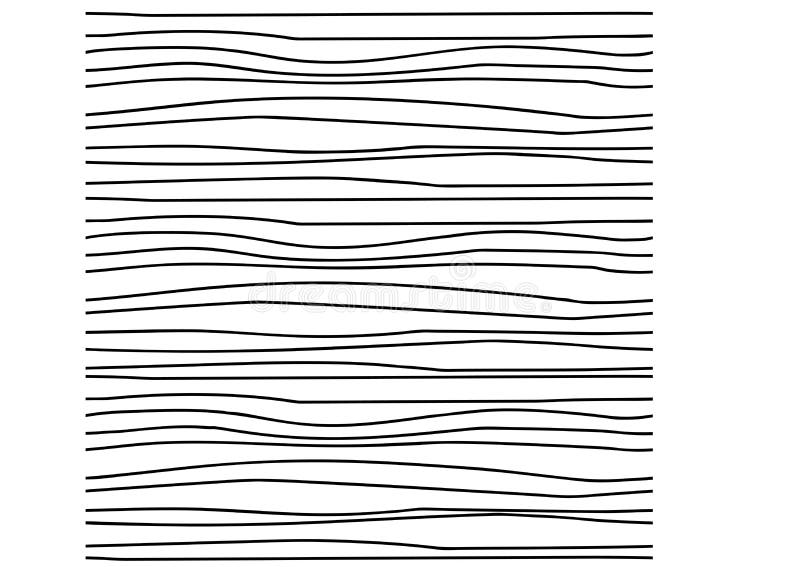 Drawn Lines. Doodle Background Pattern Stripe Black and White ...
