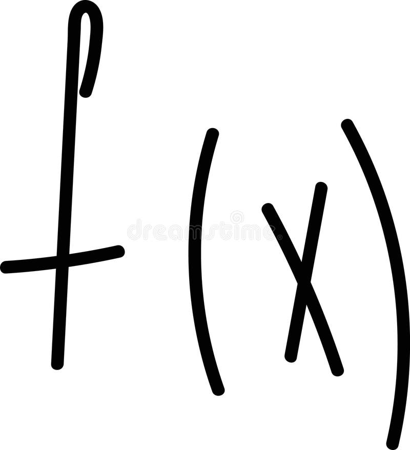 Drawn Math Formula stock vector. Illustration of school - 290111564