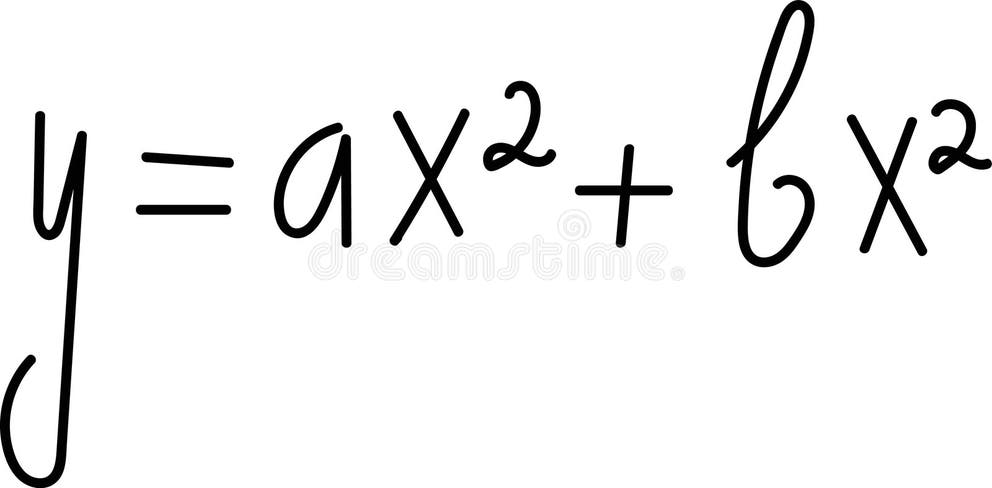 Drawn Math Formula stock vector. Illustration of science - 290112370
