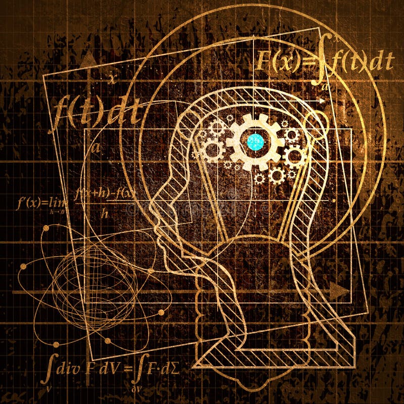 Drawn project concept stock illustration. Illustration of measure ...