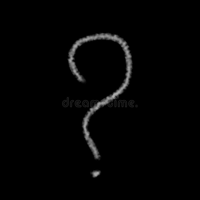 A Drawn Question Mark. Question Symbol. Hand-drawn Interrogation Icons ...