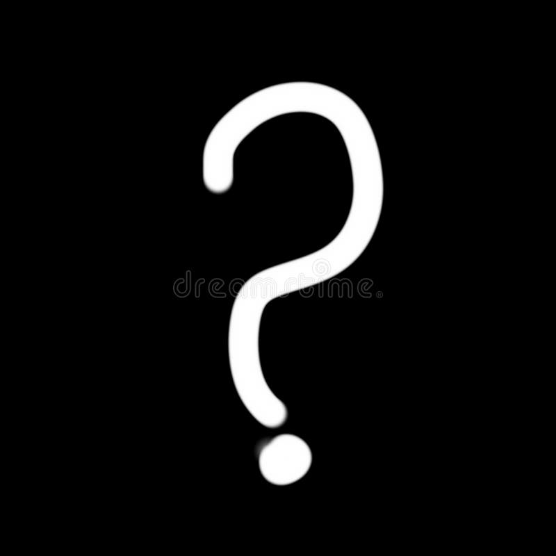 A Drawn Question Mark. Question Symbol. Hand-drawn Interrogation Icons ...