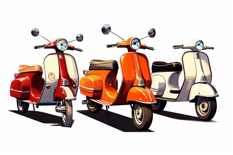 Scooter Ai Generated Isolated Stock Illustrations – 952 Scooter Ai ...