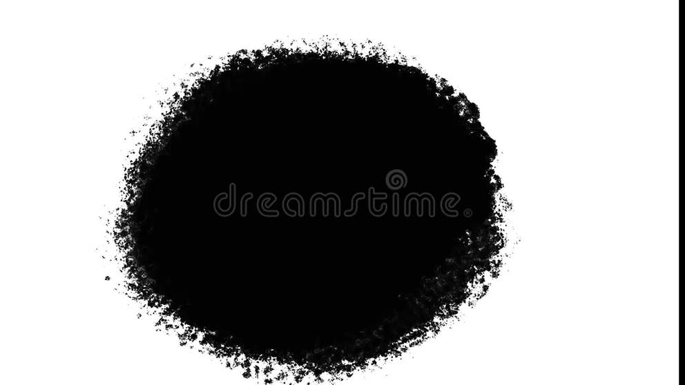 Drawn Spots Outline the Screen Editing Transition 3d Stock Illustration ...