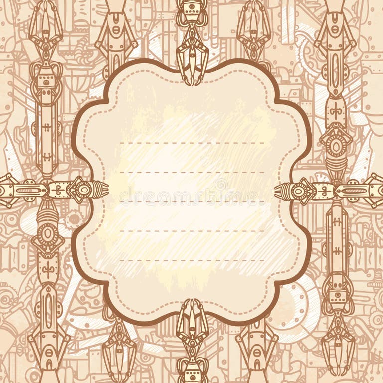 Sepia Steampunk Stock Illustrations – 280 Sepia Steampunk Stock ...