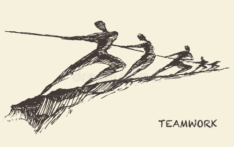 Sketch Teamwork Stock Illustrations – 51,019 Sketch Teamwork Stock ...