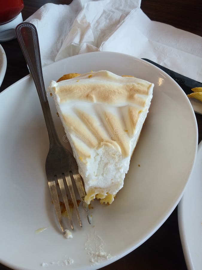 Drawrf house lemon pie stock photo. Image of classic - 166404444