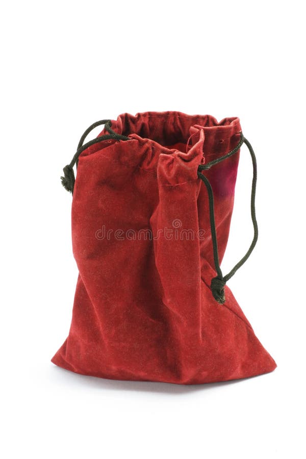 Drawstring Bag stock photo. Image of white, sack, isolated - 13515828