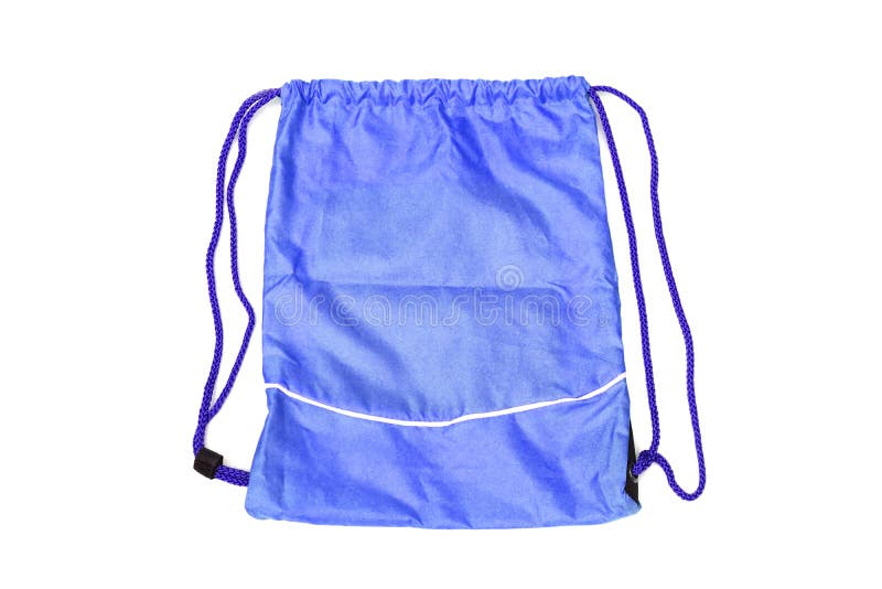 Drawstring bags stock image. Image of runner, textile - 85449989