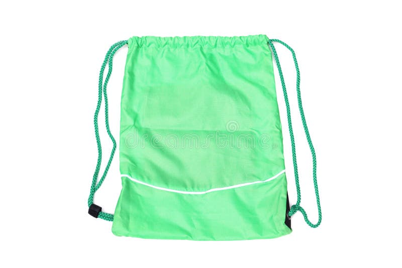 Drawstring bags stock photo. Image of template, pack - 85450104