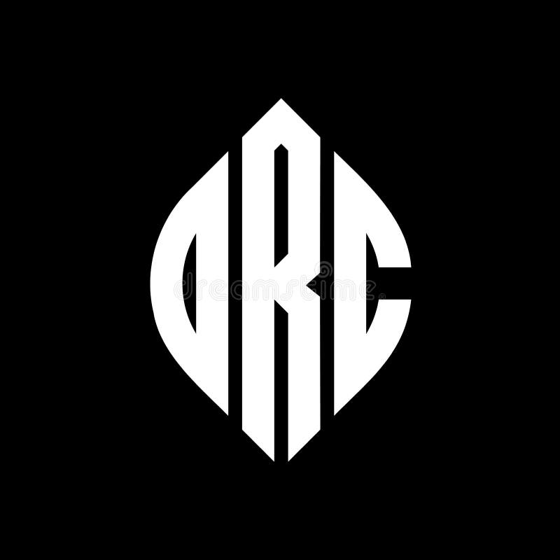 DRC Circle Letter Logo Design with Circle and Ellipse Shape. DRC ...