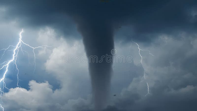 Dreadful Tornado: a Powerful Natural Force Stock Image - Image of ...
