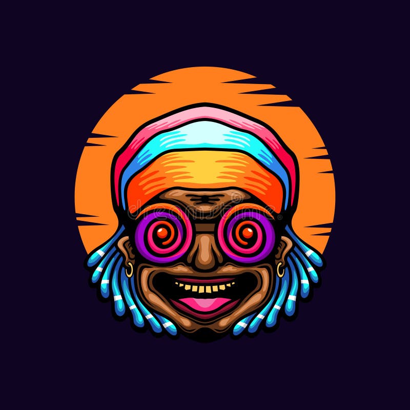 Dreadlocks stock vector. Illustration of long, dread - 307941509