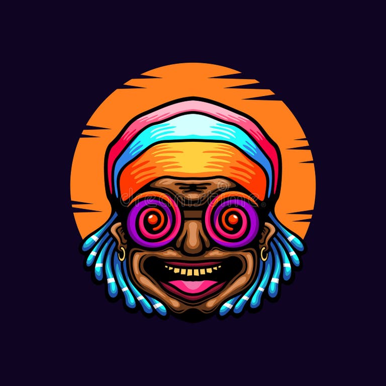 Dreadlocks stock vector. Illustration of long, dread - 307941509