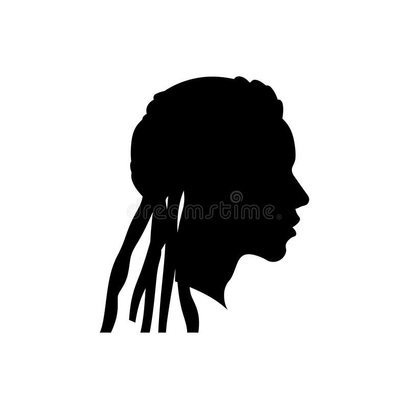 Dreadlocks icon stock vector. Illustration of hair, cultural - 301222282
