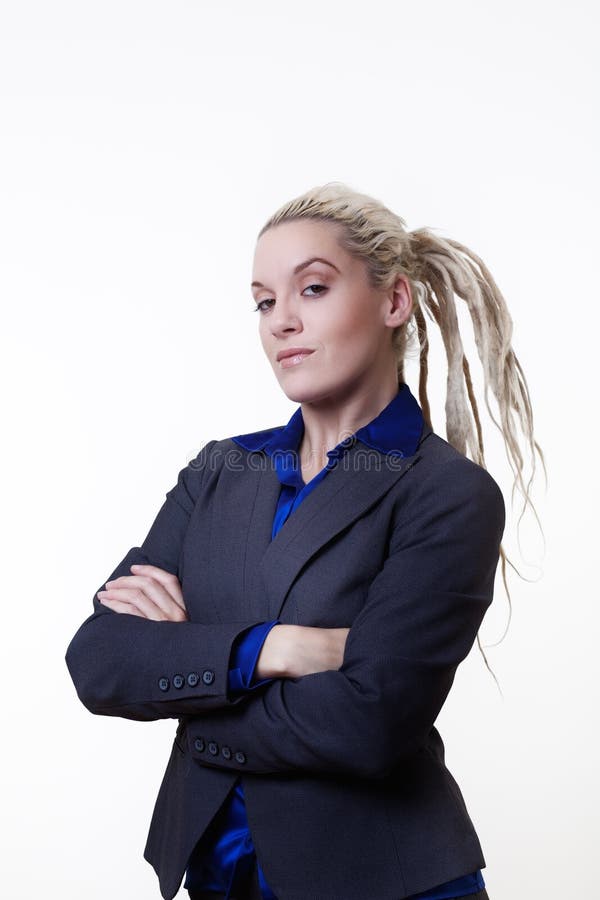 Dreadlocks at work stock image. Image of stylish, executive - 25977365