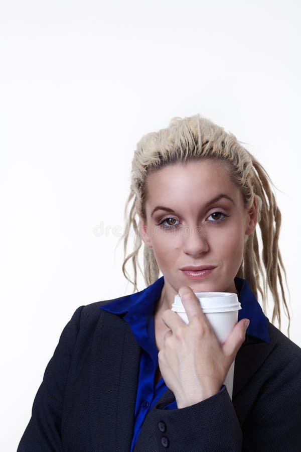 Dreadlocks at work stock photo. Image of model, stylish - 25977756
