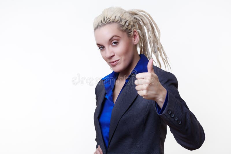 Dreadlocks at work stock image. Image of success, celebration - 25979035