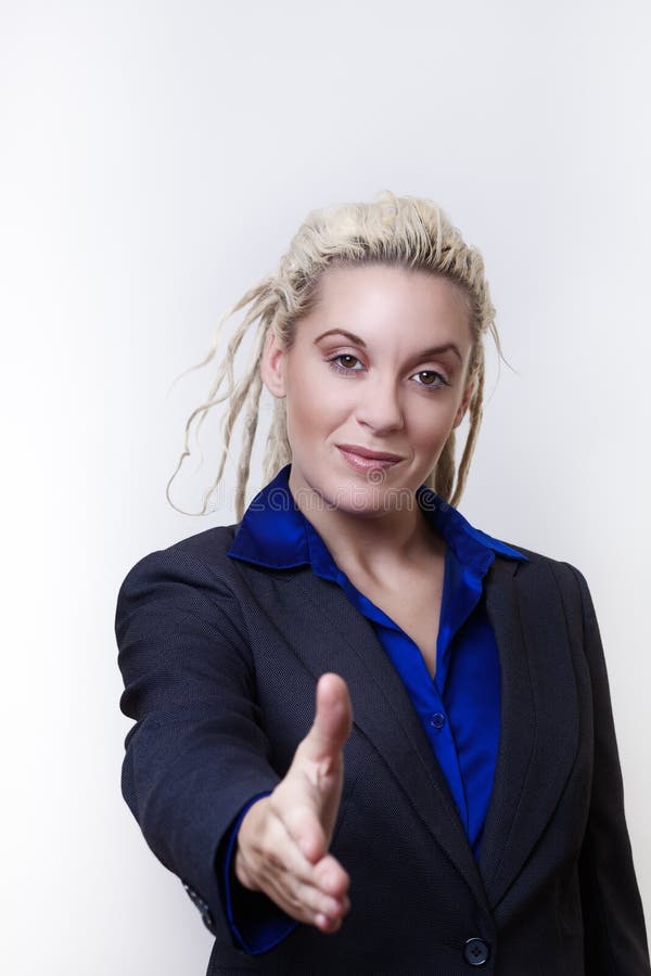 Dreadlocks at work stock photo. Image of hand, suit, contact - 25979958