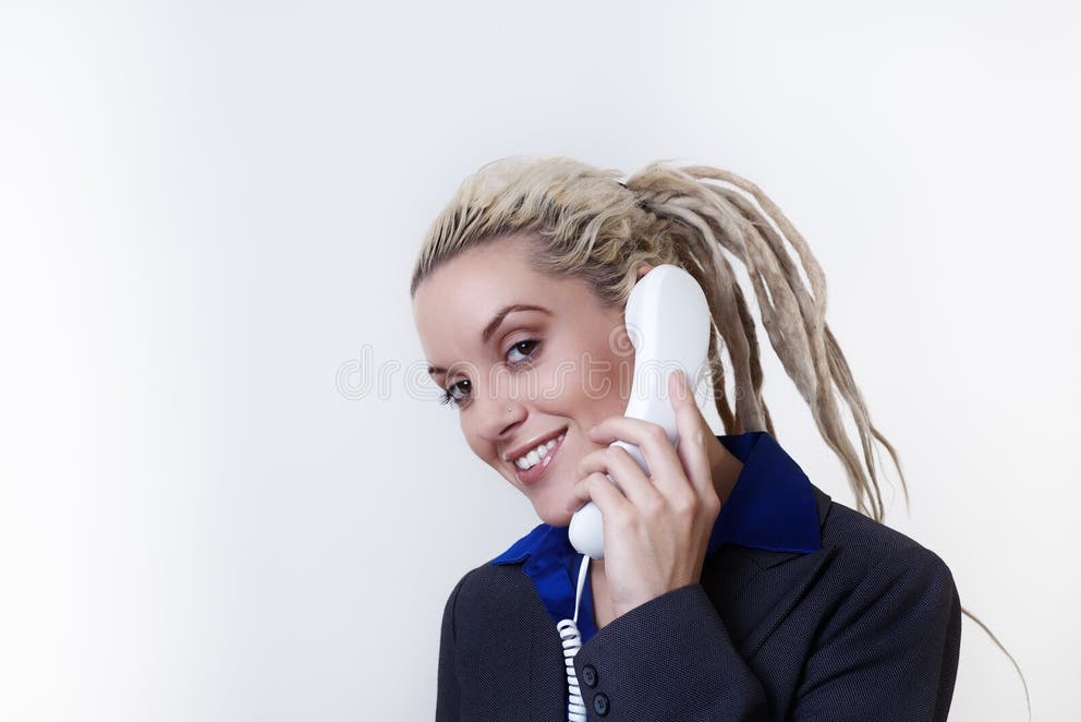 Dreadlocks at work stock image. Image of manager, alone - 25980197