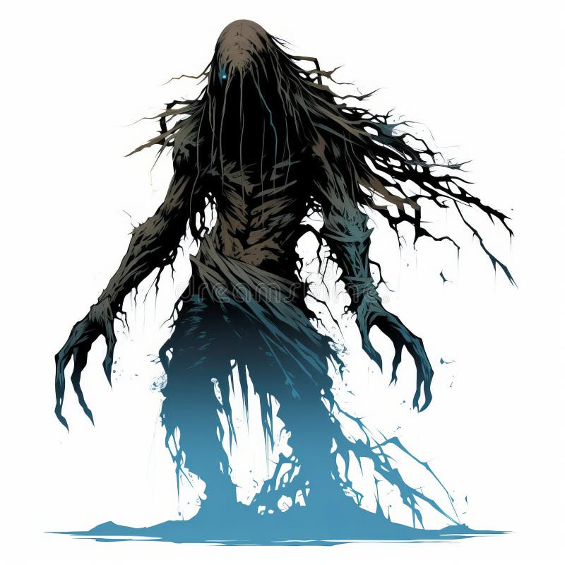 High-quality Vector Illustration of Dreadwalker Full Body Isolated ...