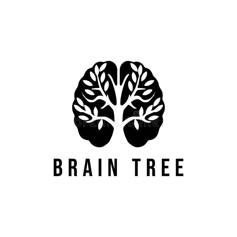 Brain Tree Logo stock vector. Illustration of intelligence - 38414778